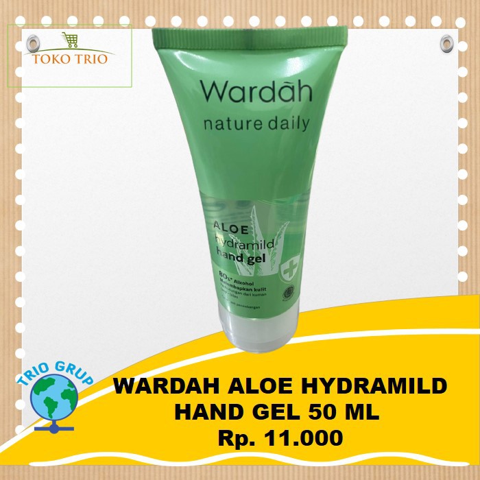 Jual WARDAH ALOE HYDRAMILD HAND GEL 50ML | Shopee Indonesia