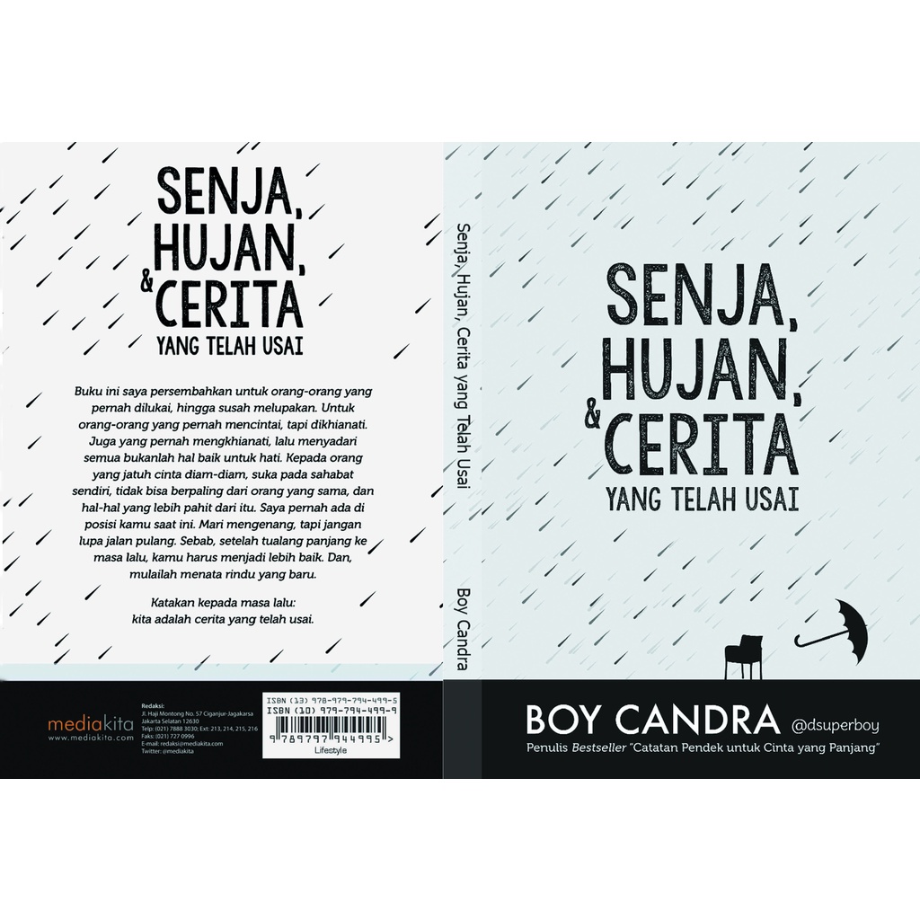 Jual Buku Boy Candra - Senja, Hujan, Cerita yang Telah Usai | Shopee ...