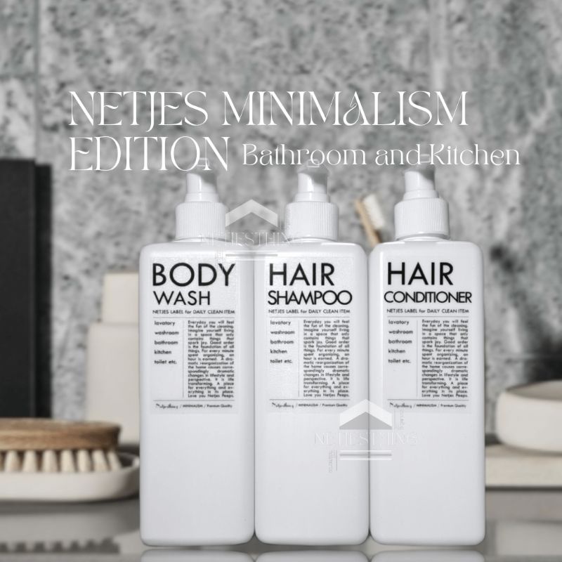 Jual Botol Refill Aesthetic Sabun Shampoo - SQUARE MINIMALISM EDITION ...