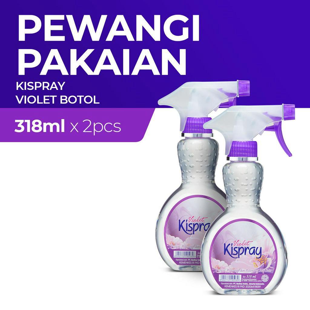Jual Kispray Botol Violet 318 ml x2 Twin Pack | Shopee Indonesia