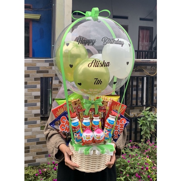 Jual Snack bucket | bucket balon | hadiah ulang tahun | hampers balon ...