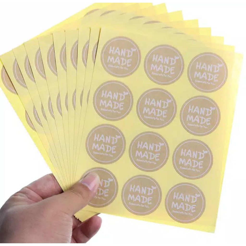 Jual Stiker Label Logo Bulat Thank You Seal Sticker Label Kemasan ...