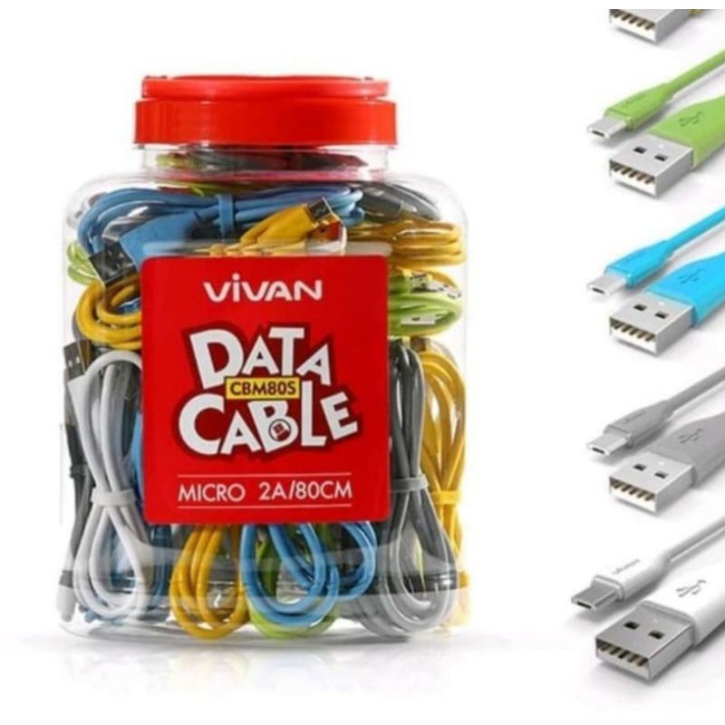 Jual Kabel Vivan Cbm80s Micro 2.0A Original Vivan | Shopee Indonesia
