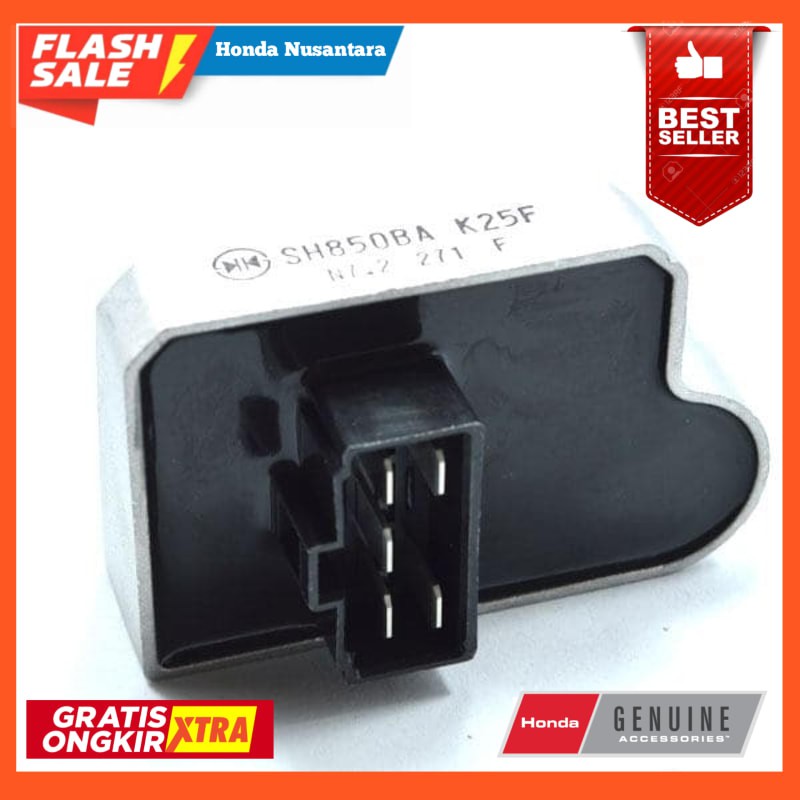 Jual PASTI ORI!!! RECTIFIER COMP REGULATOR (KIPROK) BEAT FI, SCOOPY FI ...