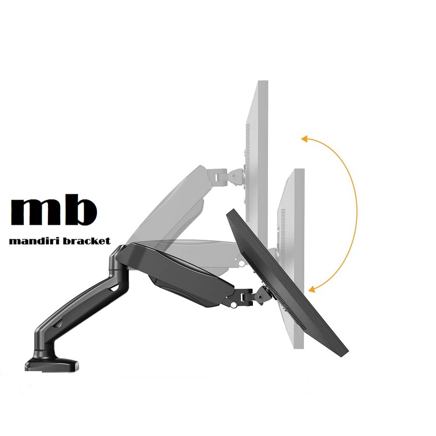 Jual Stand Holder Monitor Arm Monitor Bracket Fits 13 to 27 inch ...