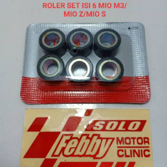 Jual ROLER SET ISI 6 PCS MIO M3-MIO Z-MIO S-DLL ORIGINAL YGP 2PH-WE763 ...