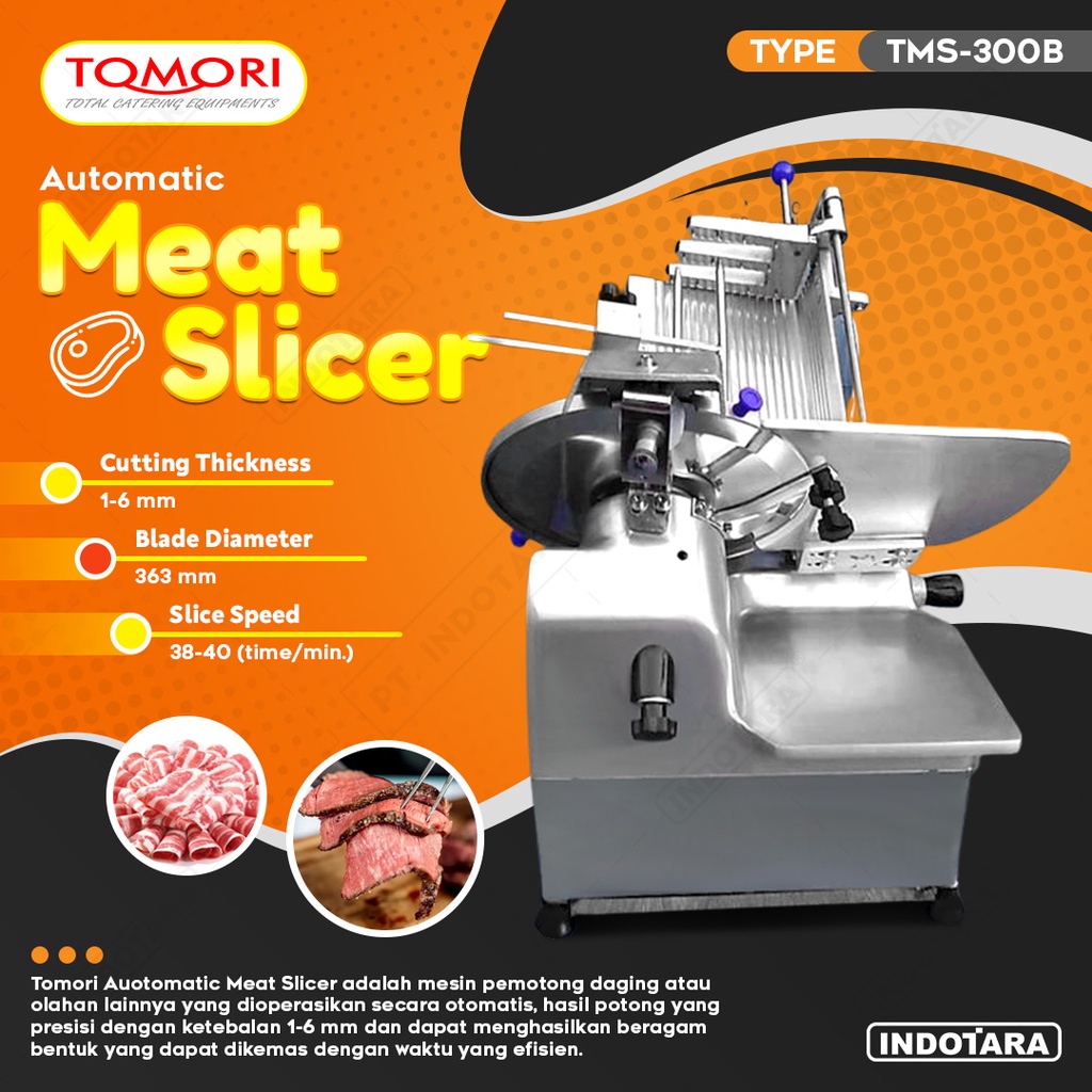 Jual Mesin Pengiris / Pemotong Daging Tomori Meat Slicer - TMS300B ...