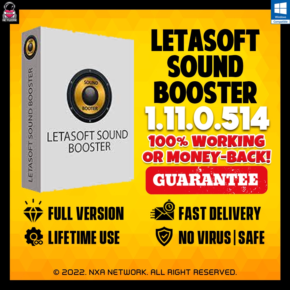 Jual Letasoft Sound Booster 1.11.0.514 + GUIDE | JUL 2022 | Full Version | Lifetime | Premium ...