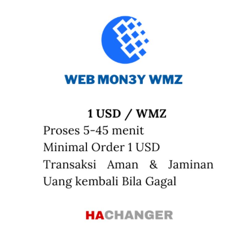 Jual WebMon3y Wmz | Shopee Indonesia