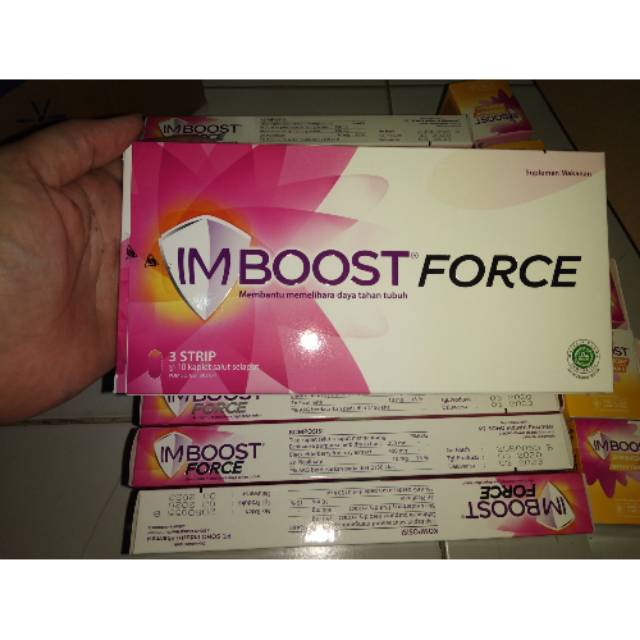 Jual IMBOOST FORCE TABLET HARGA PER STRIP ISI 10 BIJI | Shopee Indonesia