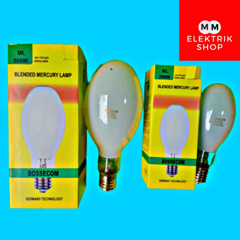 Jual Lampu Mercury 250Watt 500W E40 BOSSECOM | Shopee Indonesia