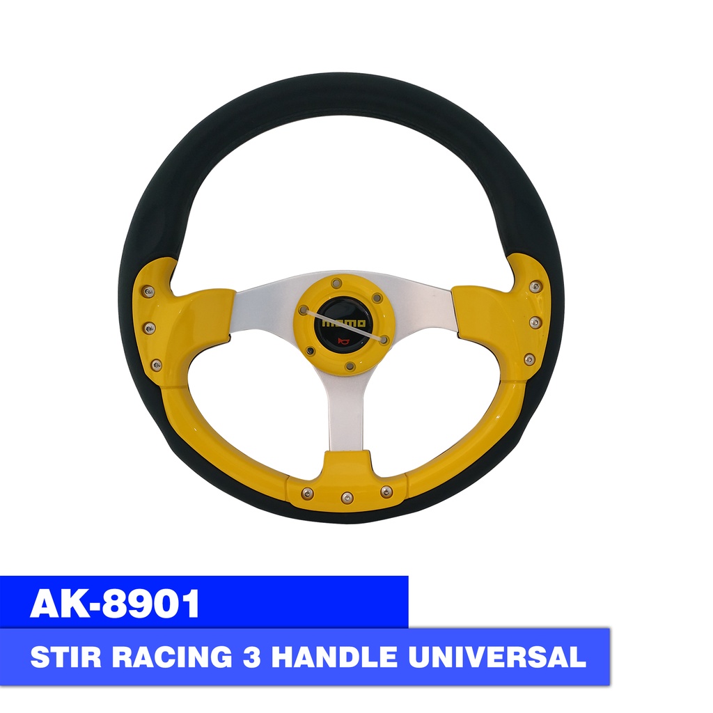 Jual Stir Mobil 14 Inch Steering Wheel Universal / Steer Setir Stir ...