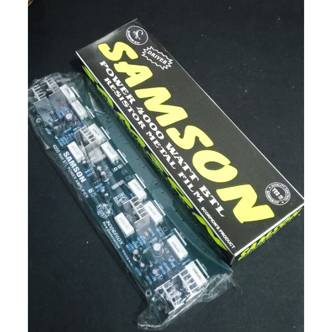Jual SAMSON Kit Driver Power 4000W BTL Resistor Metal Film Scorpion Kit ...
