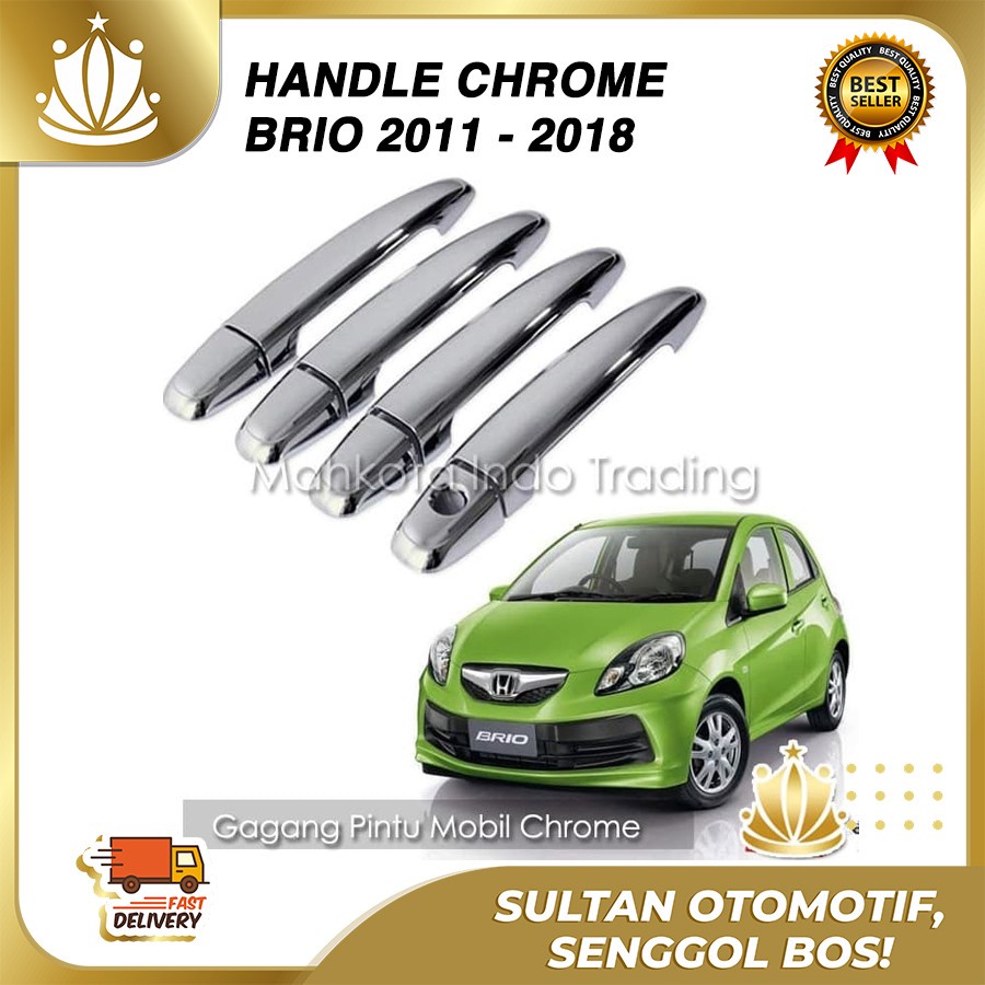 Jual Cover HANDLE SAJA Gagang Pintu Honda Brio Mobilio RS Luxury Chrome ...