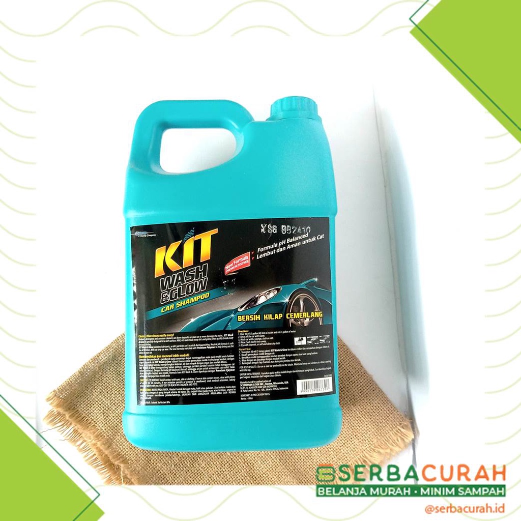 Jual KIT Wash & Glow Car Shampoo | Sabun Cuci Mobil | Jerigen 4 L ...