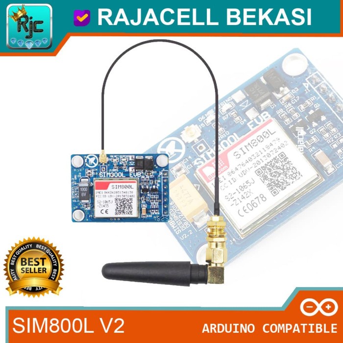 Jual SIM800L V.2 Upgrade Version GSM GPRS Module for Arduino 5V | Shopee Indonesia