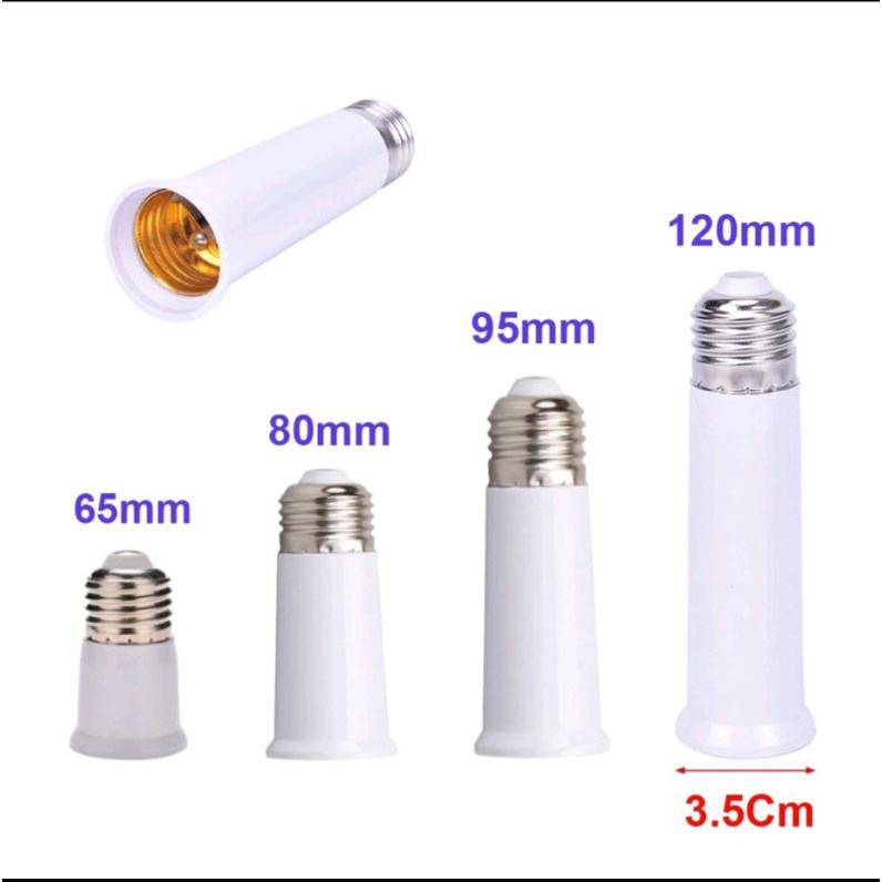 Jual FITTING SAMBUNGAN LAMPU BOHLAM LED PANJANG / ADAPTOR LAMPU MURAH ...