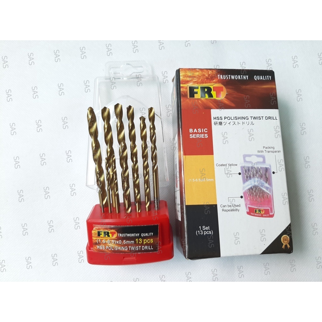 Jual SAS FRT Mata Bor Besi Set 13 Pcs 1.5 - 6.5mm mata bor besi metal ... Jual SAS FRT Mata Bor Besi Set 13 Pcs 1.5 - 6.5mm mata bor besi metal ...