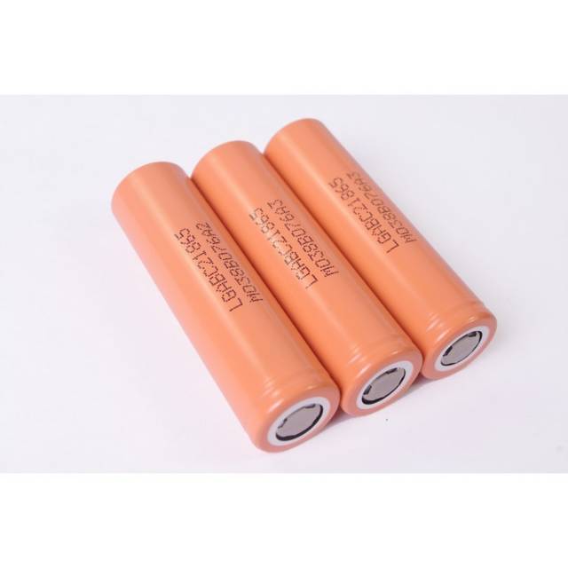 Jual Baterai 18650 Original LGABC21865 max.2800 mAh full charged up 4 ...