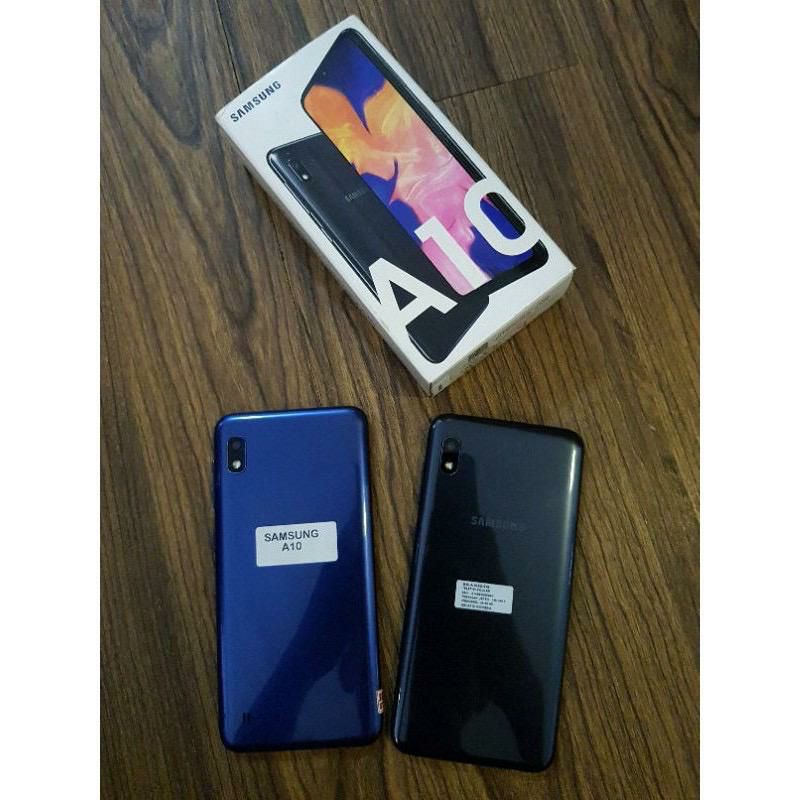 Jual SAMSUNG A10 DUAL SIM RAM 2GB ROM 16GB MULUS SECOND BERGARANSI ...