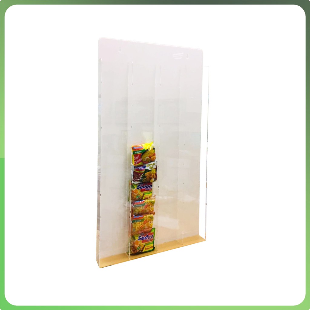 Jual Rak Display Mie Instan Module 4 Slot Bahan Acrylic/Akrilik ...