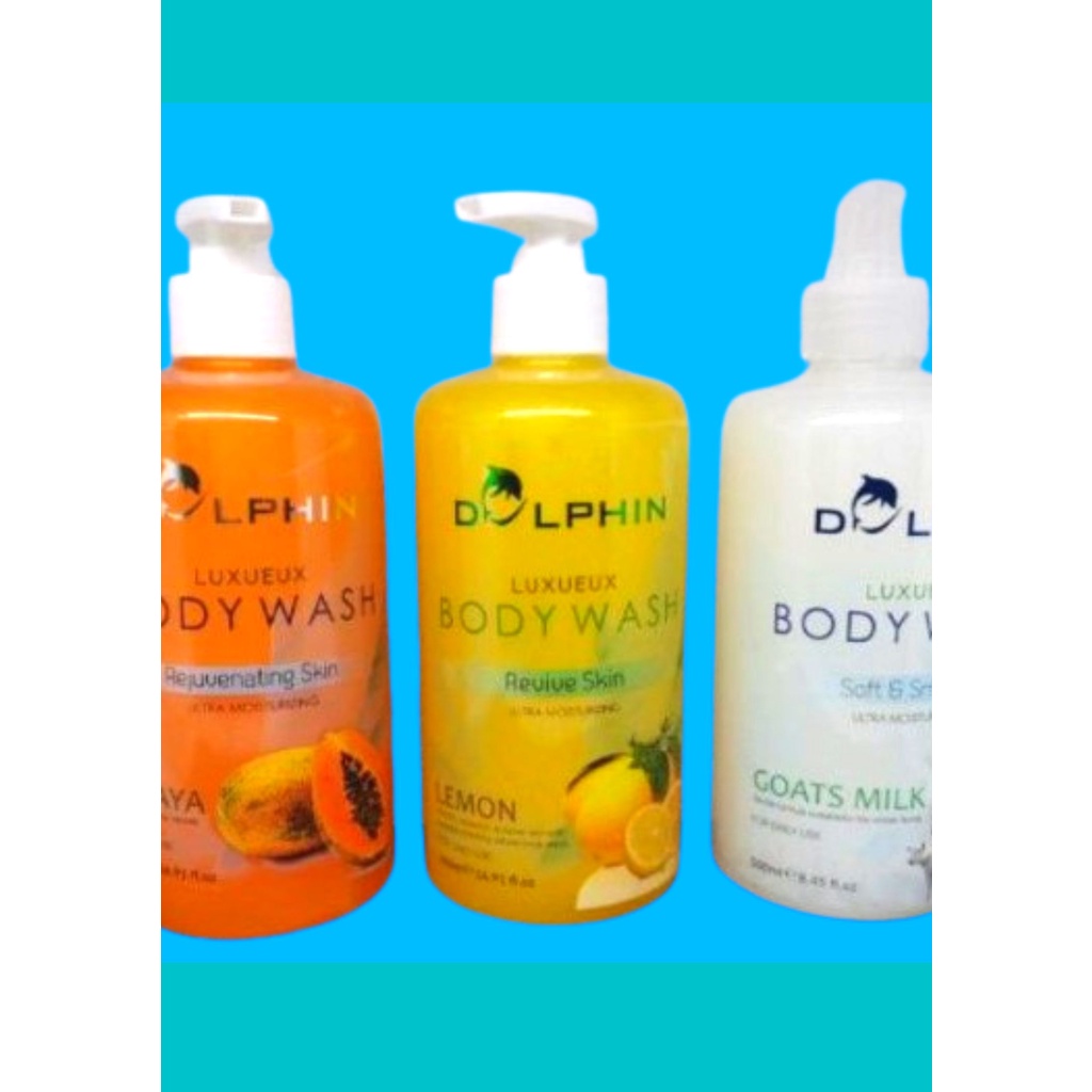 Jual Dolphin Body Wash 500ML - Sabun Pemutih - Sabun Dolphin Papaya ...