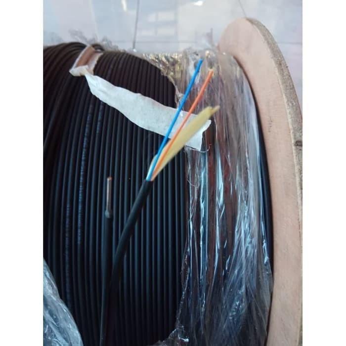 Jual kabel Drop Wire Optik DW FO FTTH 2 Core ( BULAT) produk ...