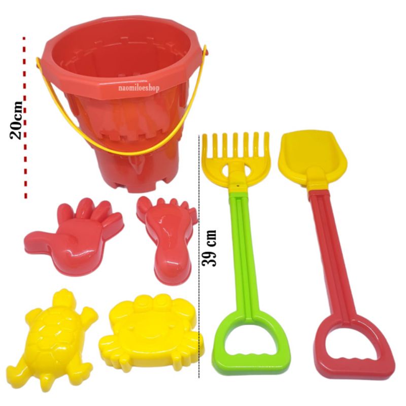 Jual JUMBO ember pantai dan sekop mainan MAINAN ANAK - EMBER PASIR ...