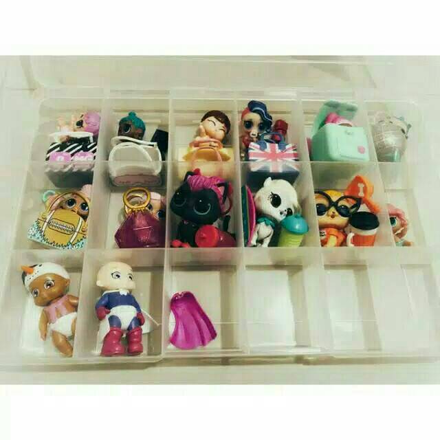 Jual Box Kotak Boneka LOL Sekat 18 LOL FREE BUBBLE WRAP Dolls Box ...
