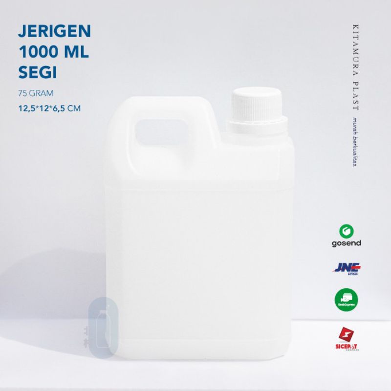 Jual Jerigen 1 liter putih | Shopee Indonesia
