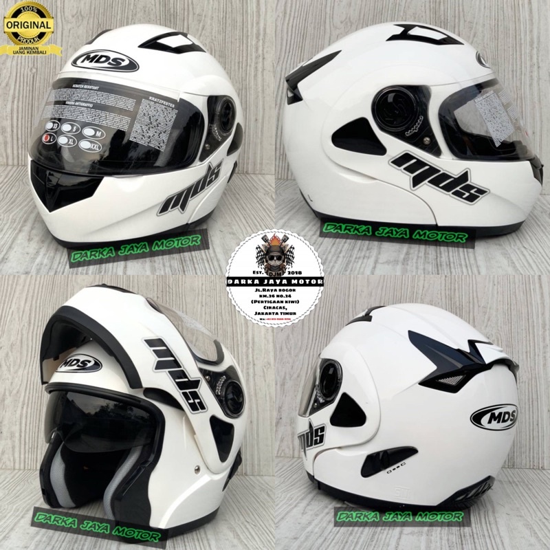 Jual Helm MDS Modular Prorider/MDS FULL FACE | Shopee Indonesia