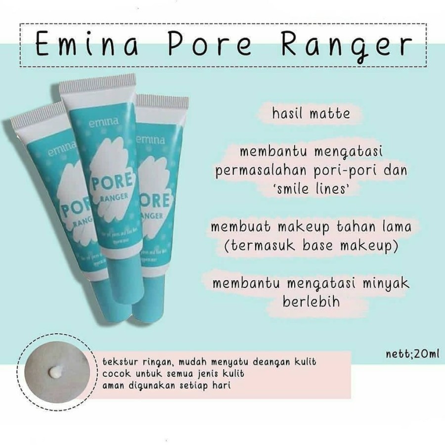 Jual LACIKOSME EMINA PORE RANGER / EMINA PRIMER MAKE UP | Shopee Indonesia