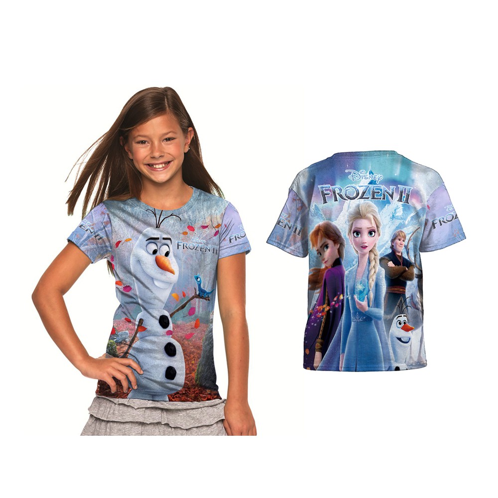 Jual Baju Frozen Anak / Baju Frozen Olaf / Baju Frozen 2 / Fullprint ...