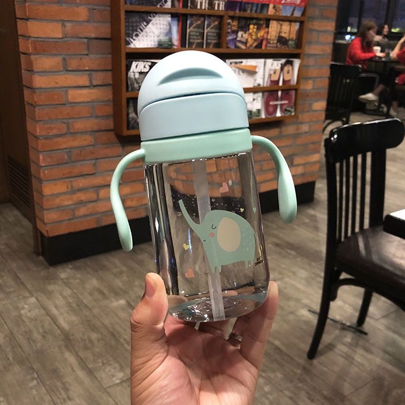 Jual Botol anak sedotan dengan pegangan 420ml | Shopee Indonesia