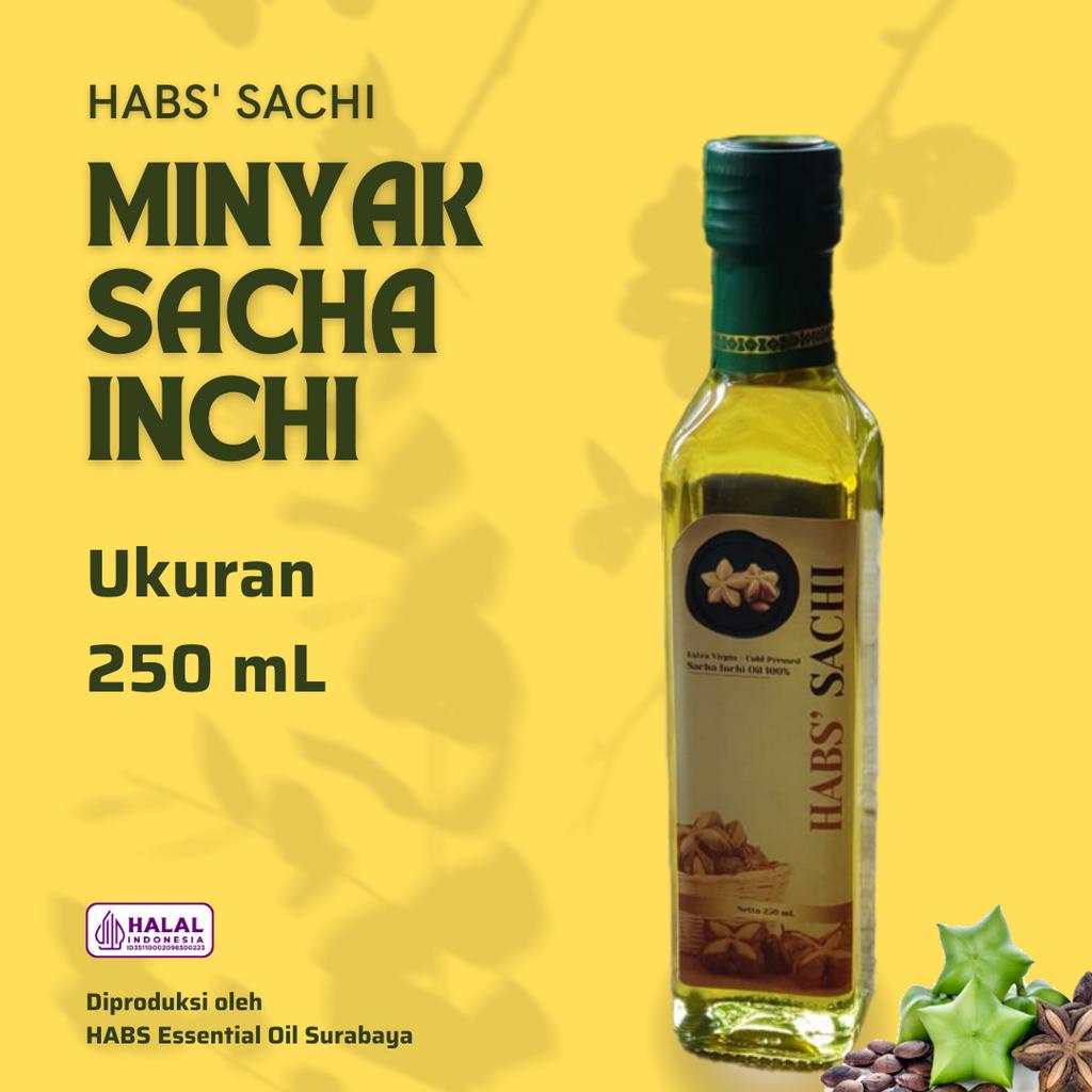 Jual HABS SACHI | Minyak Sacha Inchi 250 mL Botol Kaca - Super Food ...