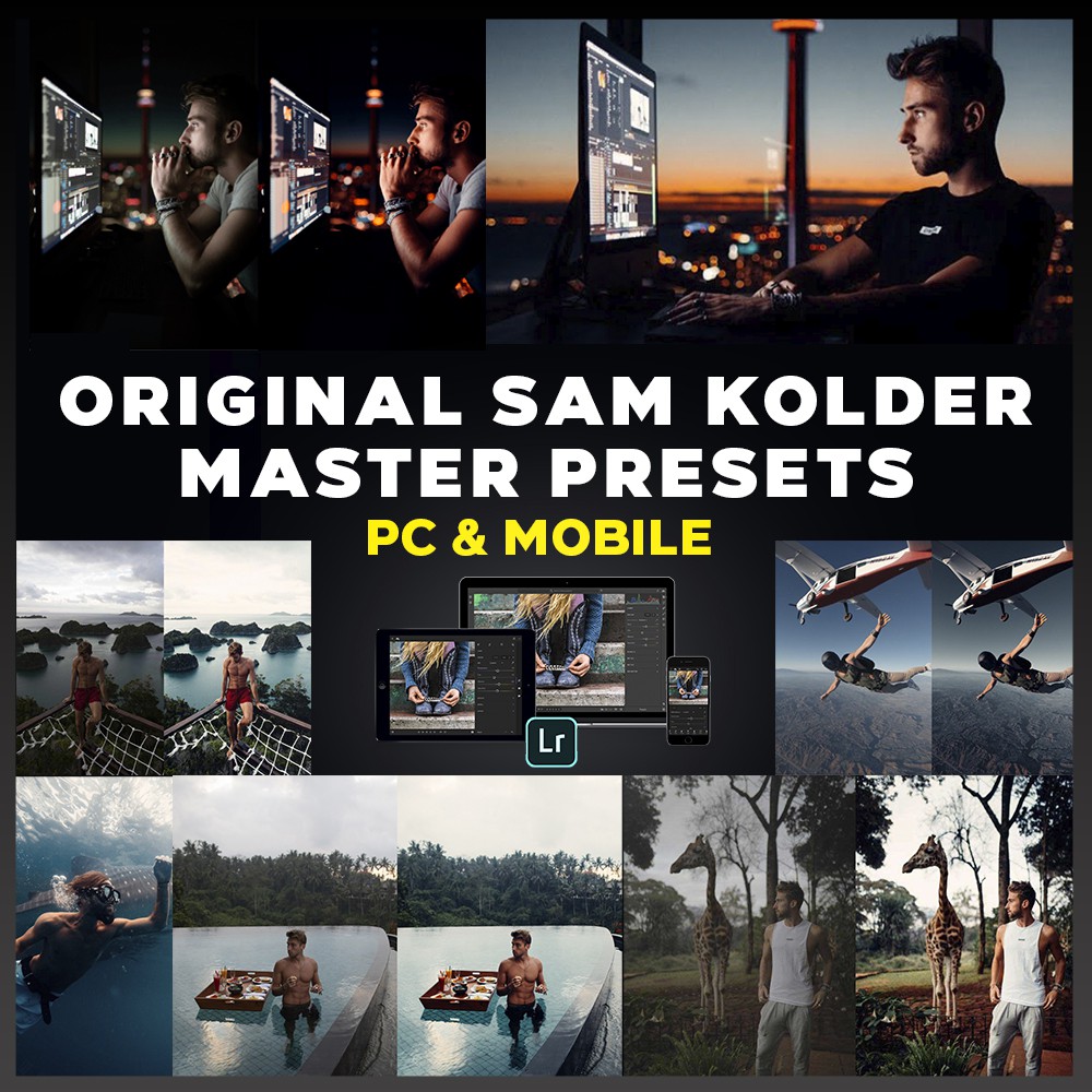 Jual NS Sam Kolder Original Lightroom Presets Pack | Mobile & PC ...