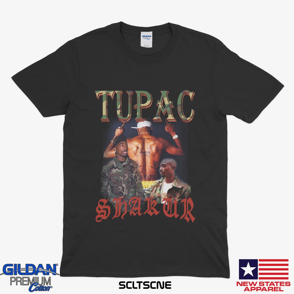 Jual Kaos Tupac Shakur / rapper legends rap tee / kaos 2pac | Shopee ...