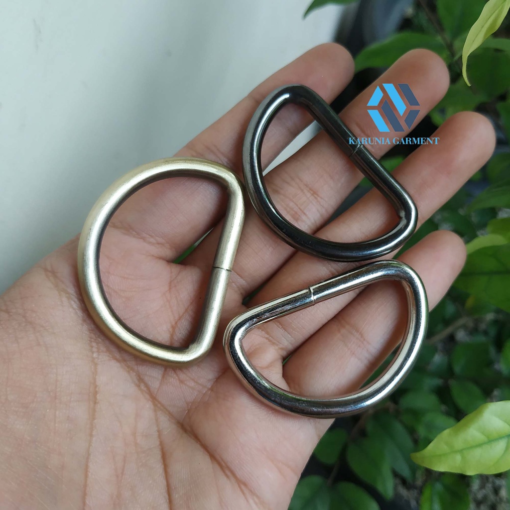 Jual Ring D pengait cantelan tali webbing tas ukuran 3.8 cm tebal ...