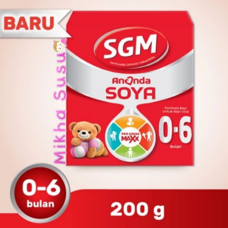Jual SGM ANANDA SOYA 0-6 BULAN 200G | Shopee Indonesia
