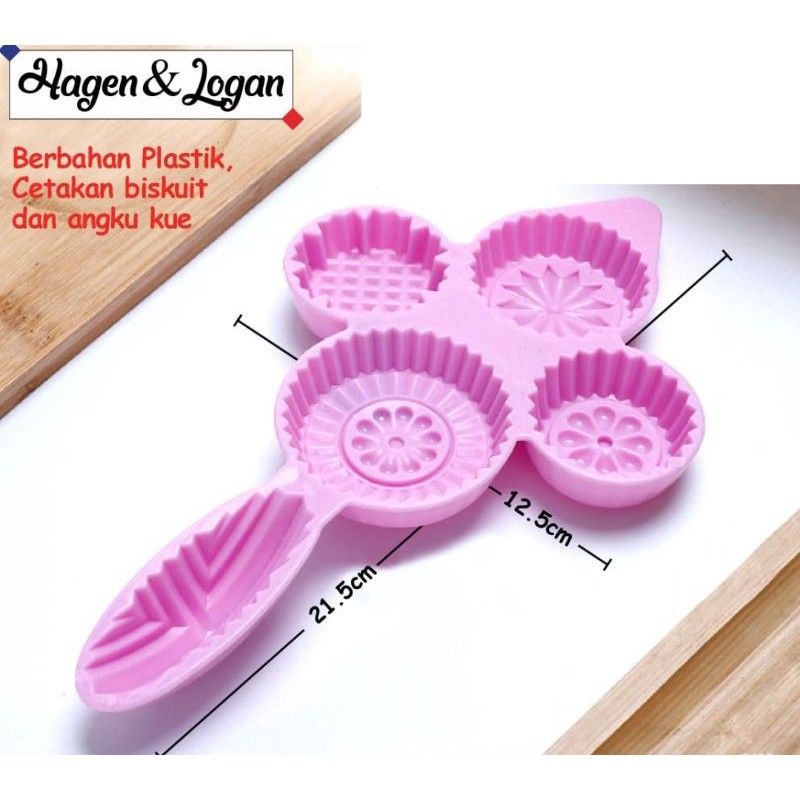 Jual cetakan kue kering 5 model 01 / cetakan angku | Shopee Indonesia