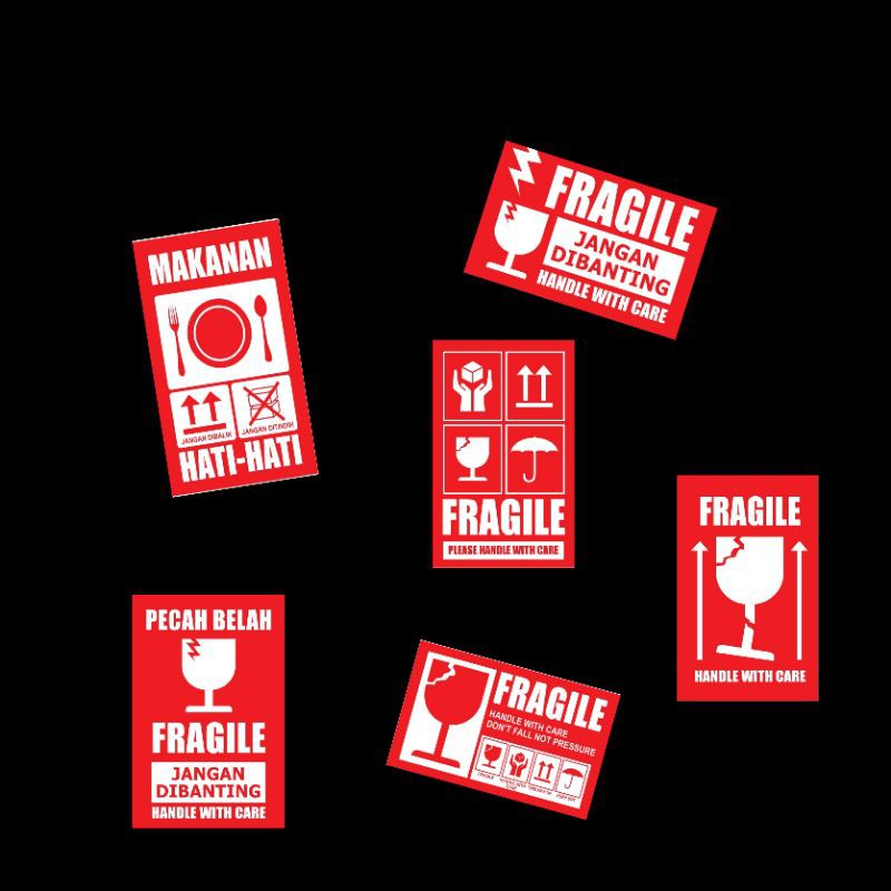 Jual STIKER PECAH BELAH / STIKER FRAGILE / STIKER ONLINE / SEGEL ...