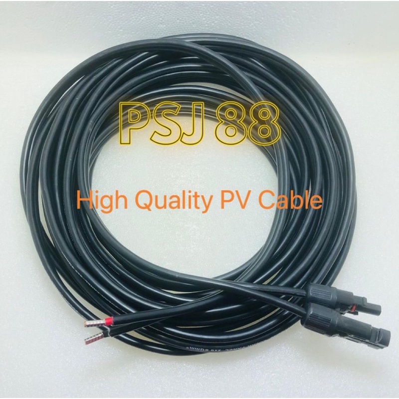 Jual High Quality Twin Kabel 2x6mm2 Solar Panel 10 Meter + MC4 Conn + Ferrule (Hitam) | Shopee ...