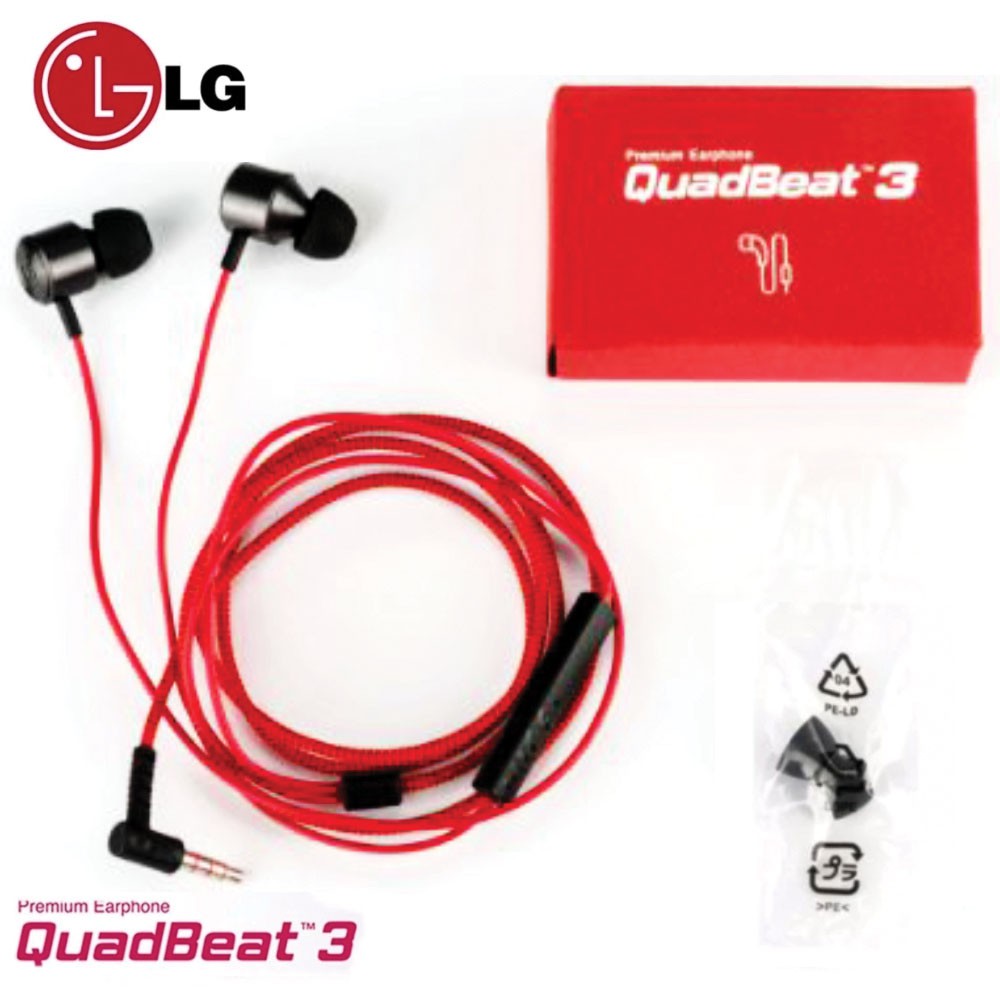 Jual Handsfree Earphone Headset LG G5 Quadbeat 3 / Quad Beat 3 ORIGINAL ...