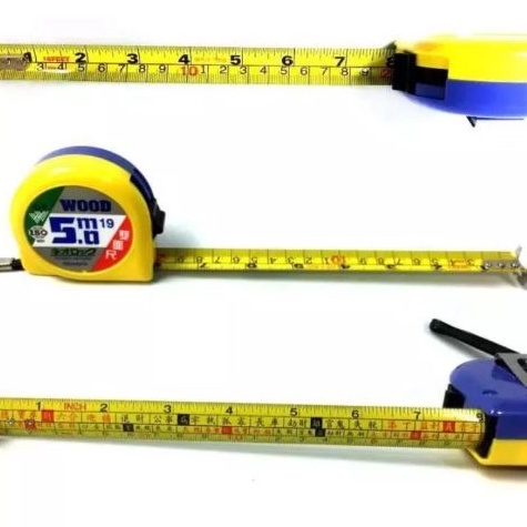 Jual METERAN PVC 5M HONGSUI WOOD/METERAN PVC 5M MERK WOOD/METERAN ALAT ...