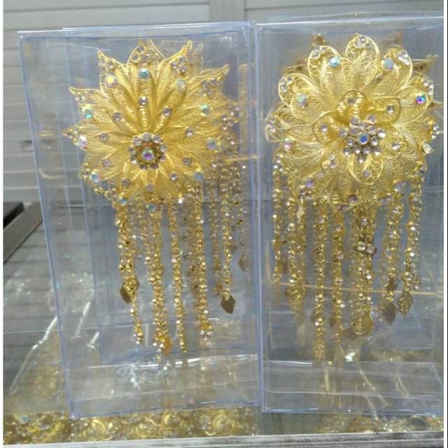 Jual Bros Kebaya Bunga Bintang Permata Cantik Elegan Aksesories Pakaian ...