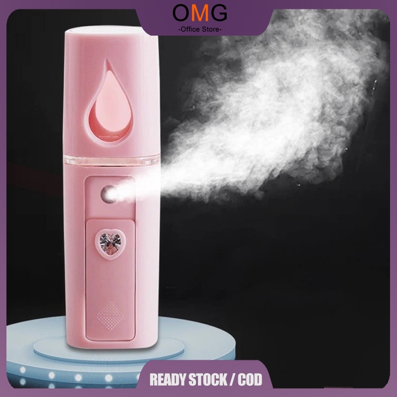 Jual OMG Nano Spray Wajah Face Mist Sprayer Pelembab USB Humidifier Mini Portable Pelembab ...