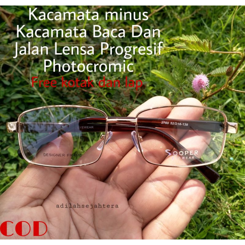 Jual Kacamata Lensa Progresif Photocromic Bisa Minus Dan Plus Double ...