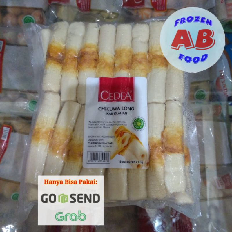 Jual Cedea Chikuwa Long 1 kg Frozen Seafood Ikan Olahan Chikuwa Fish ...