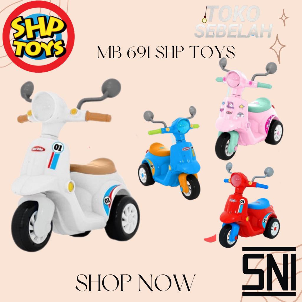 Jual Mainan Anak Mini Bike 691 SHP TOYS - Maenan Motoran Vespa Anak ...