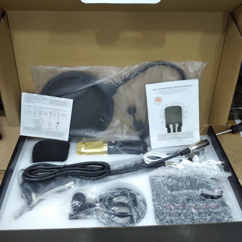 Jual SOUND CARD V8 FULL SET LEGENDARY VOCAL CONDENSER MICROPHONE ...